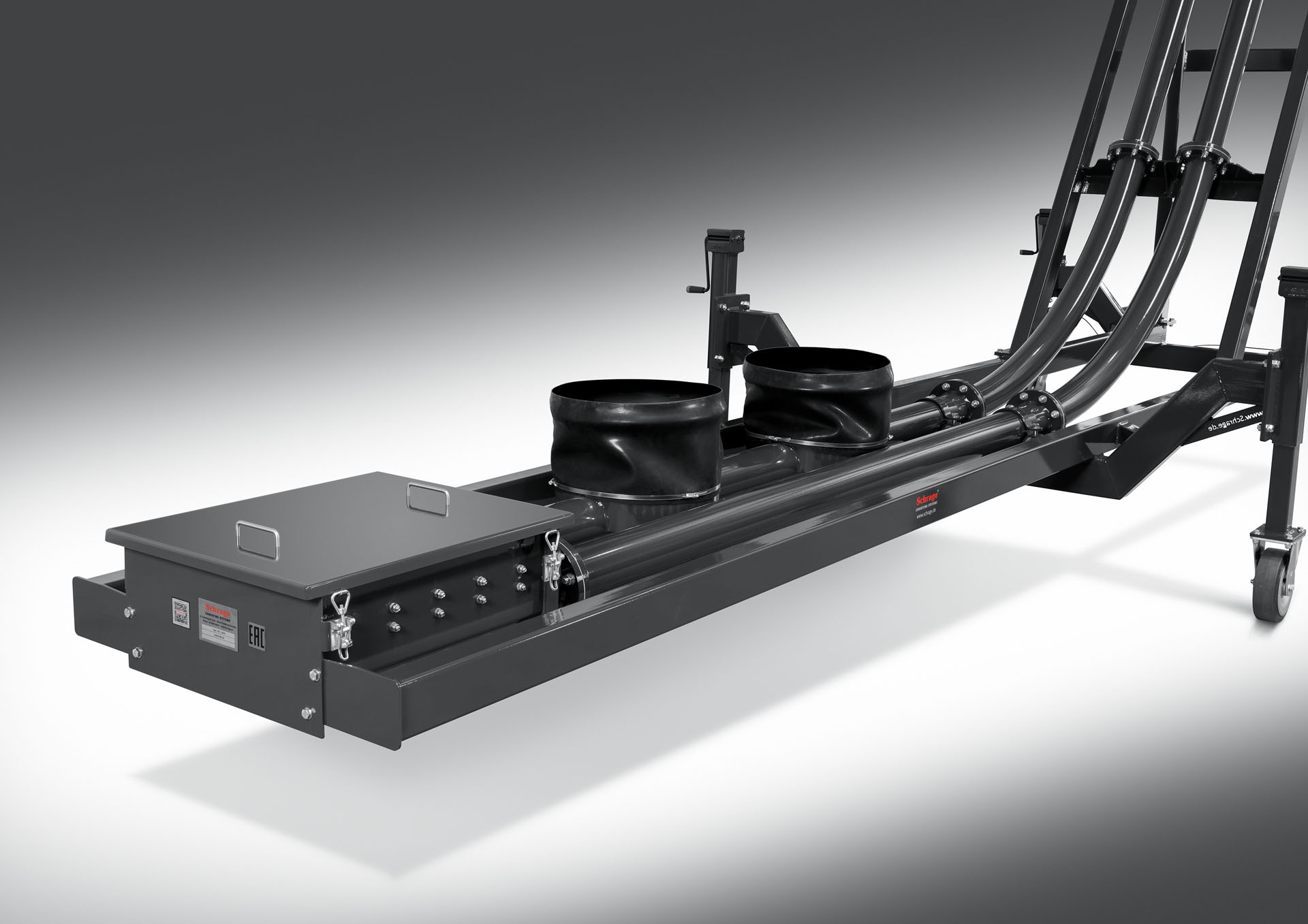 Waggon-Entladung: Absolut flexibel und direkt an Ort und Stelle: Schrage